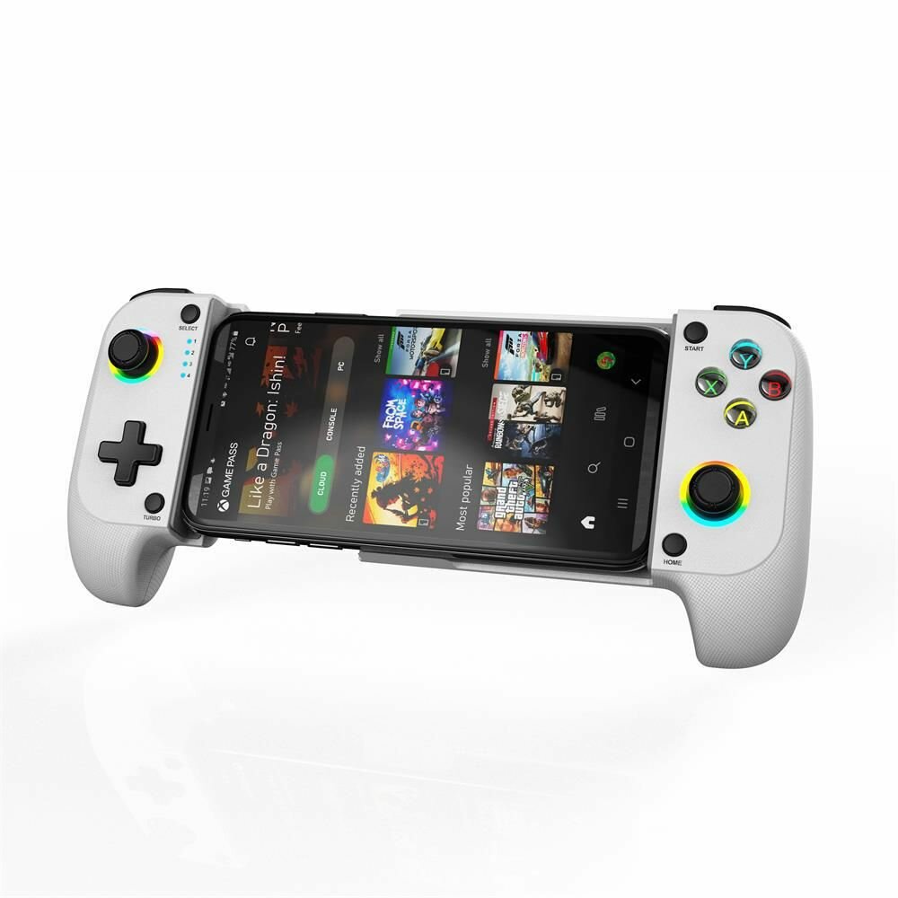 Беспроводной игровой контроллер Bluetooth, джойстик для Android и iOS, двойная вибрация, 6-осевой гироскоп, функция автоматической стрельбы, универсальный тип.