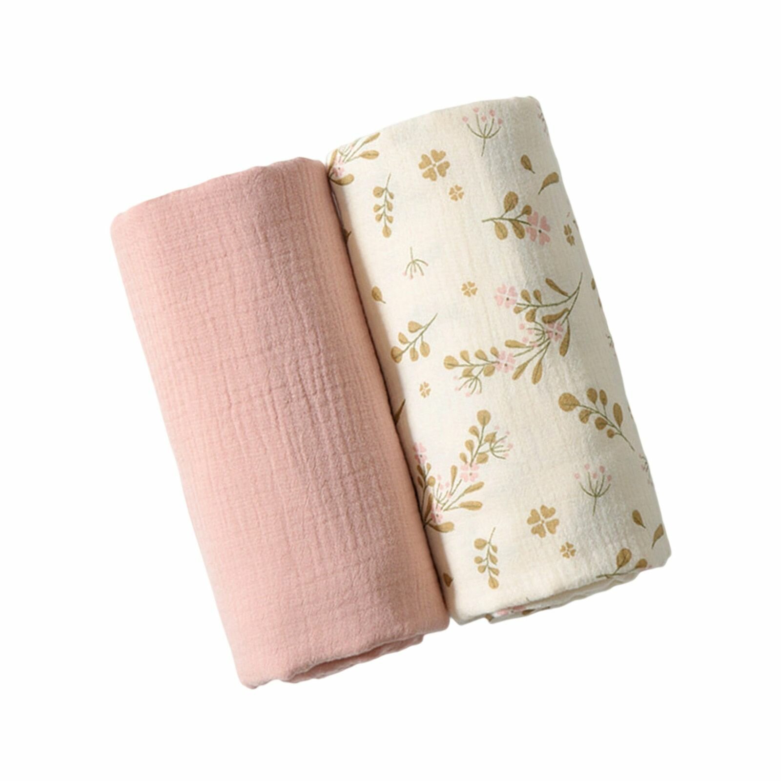 Набор из 2 органических хлопковых полотенец для младенцев высоковпитывающих бережный уход за кожей