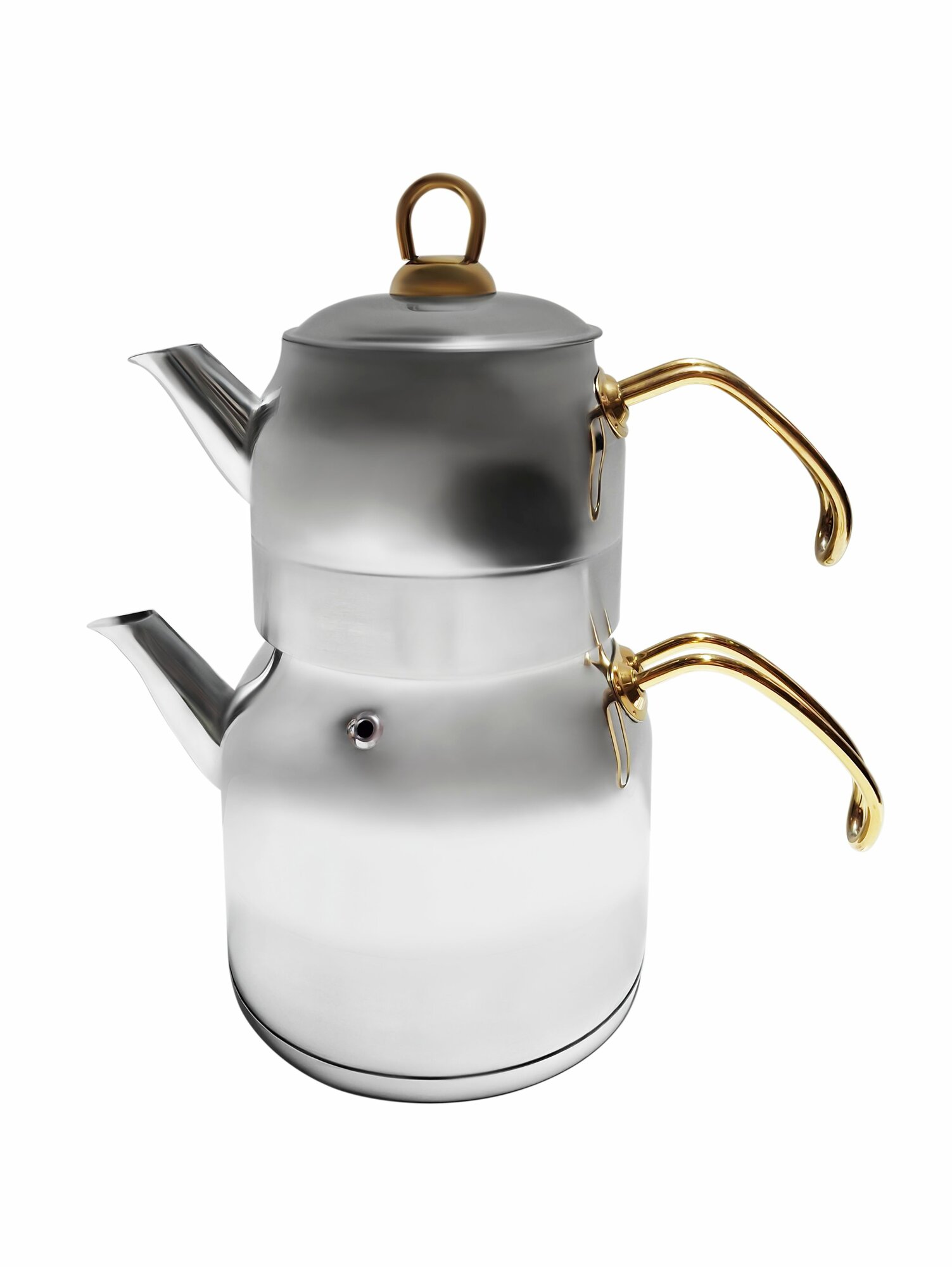 Турецкий чайник двойной (чайданлык), "Hunkar Dem", Filinta, 3000мл + 1500мл. Турция (3719)