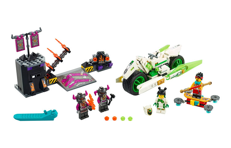 LEGO Little Monkey King Collection White Dragon Chariot Plastic Building Blocks 259pcs 80006 null