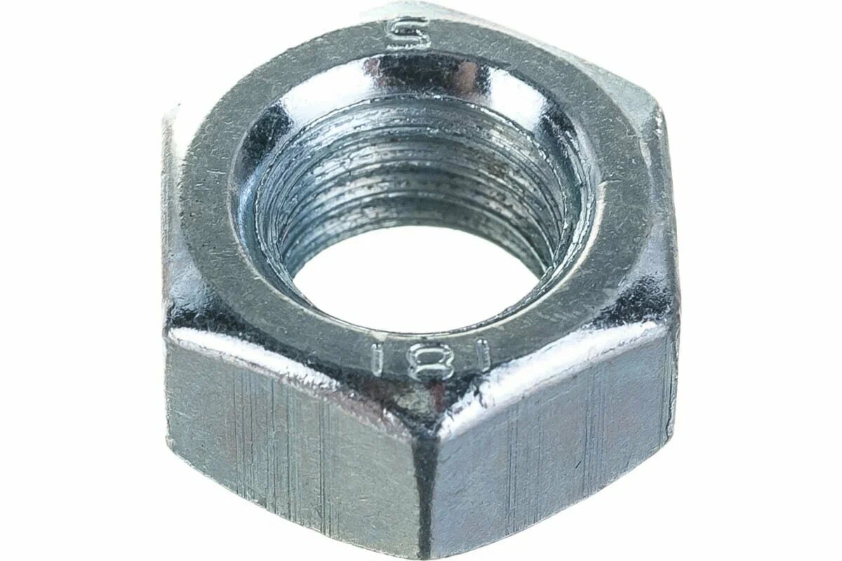 Гайка шестигранная М10 DIN 934 оцинкованная "Мастер Болтиков" (25 шт)
