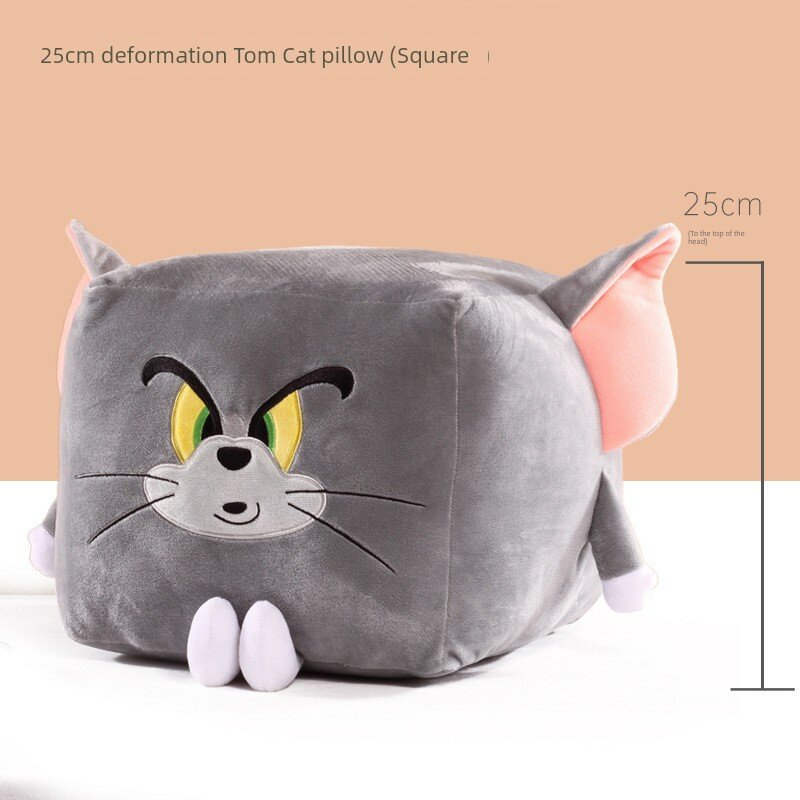 Аутентичная подушка Том и Джерри, диванная подушка для гостиной, плюшевая игрушка, забавная деформация, забавная кукла,