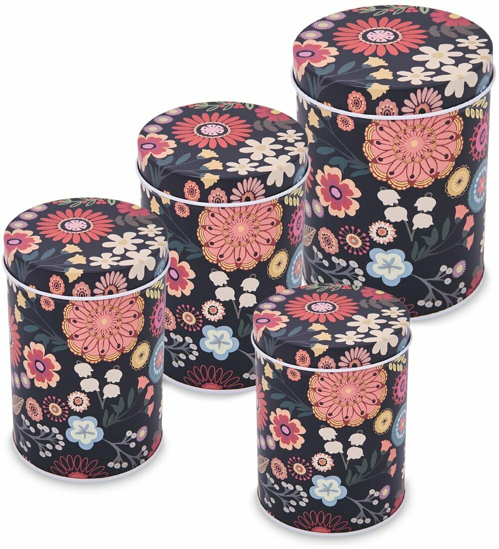 Набор коробок 4 шт. металл A2192326