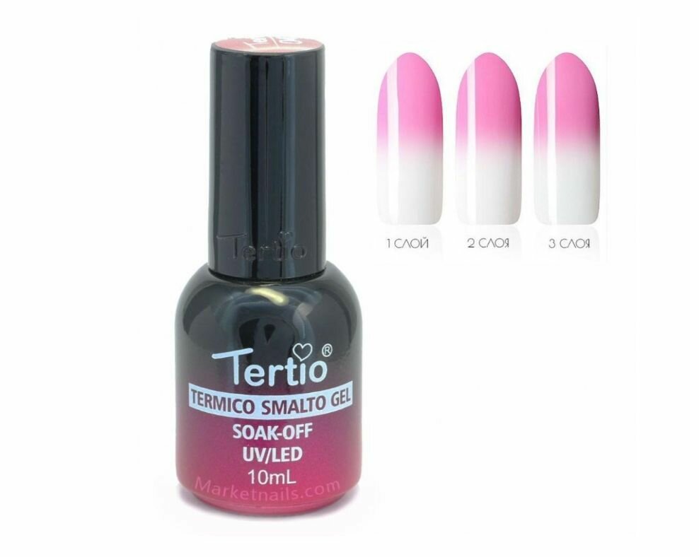 Tertio Термо Гель лак №008 10 мл Розовый