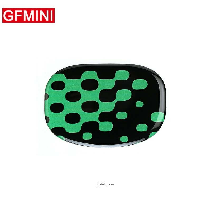 BMW MINI Cooper 3D декоративная наклейка для спинки сиденья, ярко-зеленый узор, 1 пара