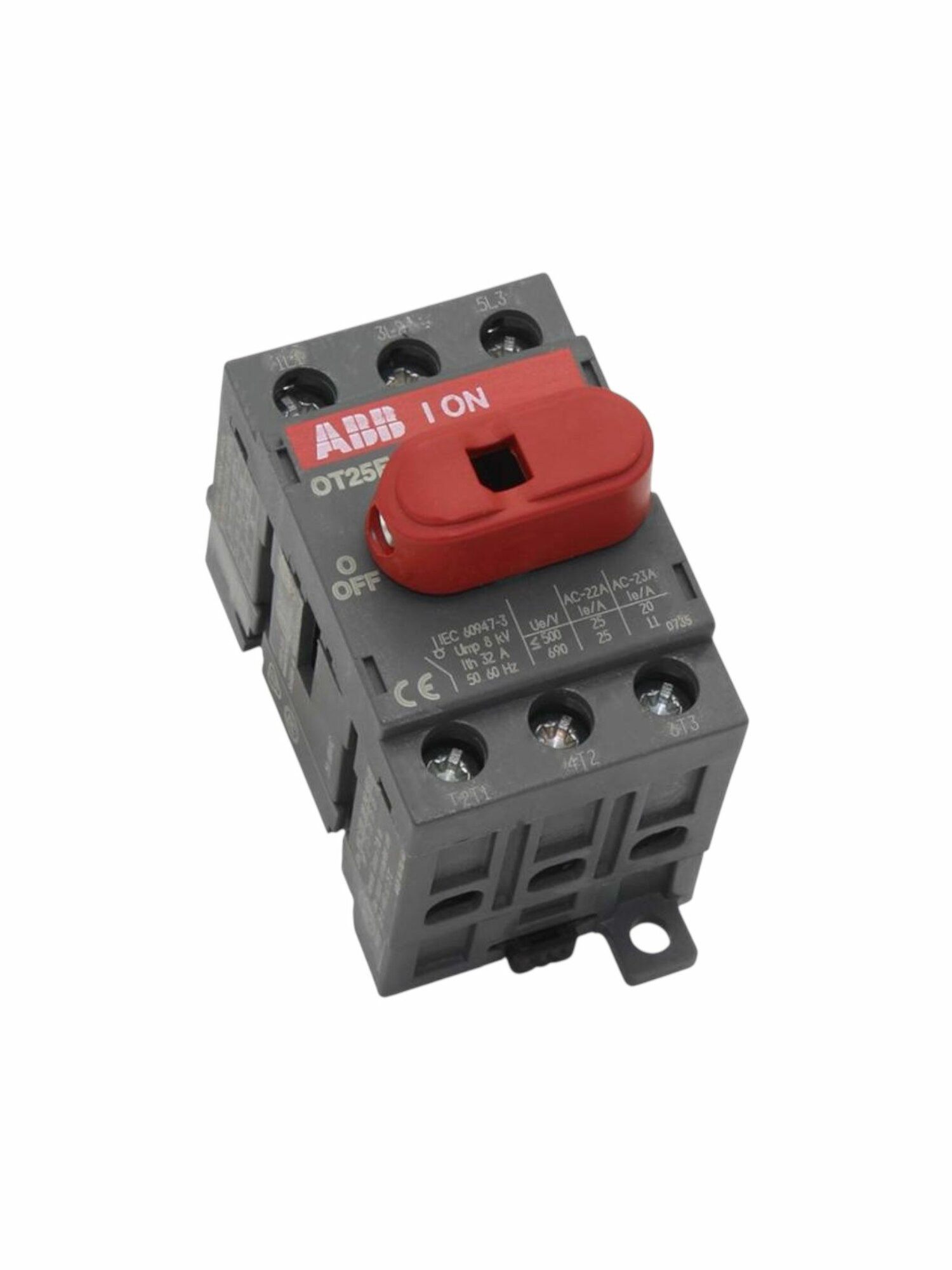 Рубильник 3-х полюсный ABB 25A OT25E3 1SCA22283R8630
