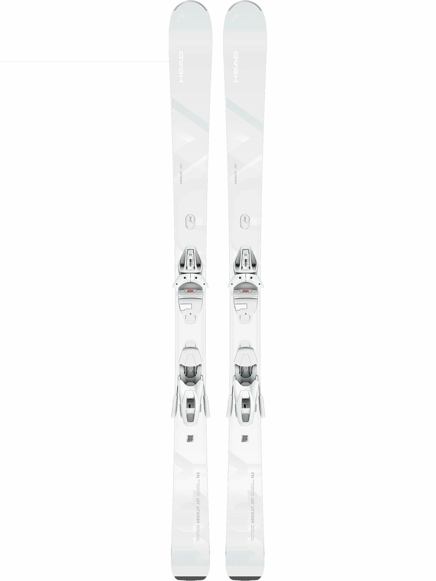 Горные лыжи взрослые женские HEAD e.Absolut Joy + JOY 9 GW SLR BR 85, с креплениями 158 см