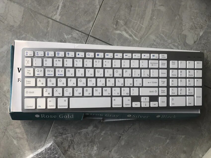 Беспроводная мини-клавиатура для Macbook Pro Russian layout
