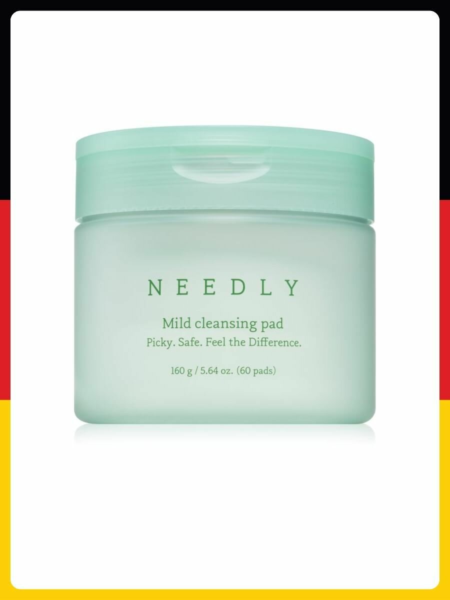 Пэды NEEDLY Mild Cleansing Pad Makeup remover pads for thorough cleansing of the skin, 60 шт