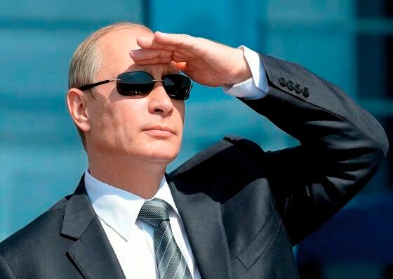 Президент РФ Путин В. В. 60*85 см. Плакат А1_016.