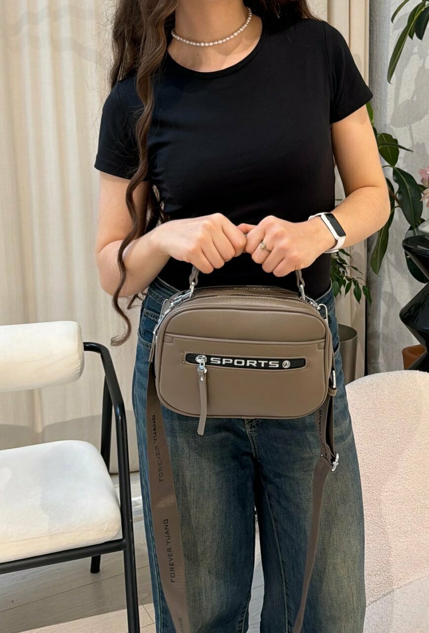 Сумка кросс-боди Кросс-боди с текстильным ремнем