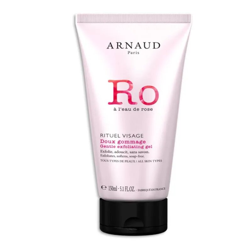 Arnaud Paris Натуральный гель-отшелушитель с розовой водой Для чувствительной кожи Мгновенное сияние кожи 150мл