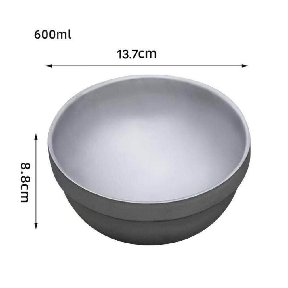 Чаша из титанового сплава, Подходит для кемпинга, походов, пикников, рыбалки, охоты и т. д.