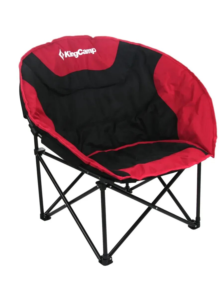 Кресло туристическое раскладное King Camp KC3816 Moon Leisure Chair, красный