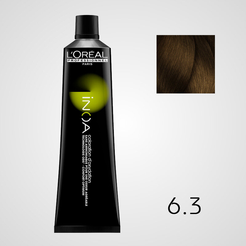 Краска для волос Inoa 6.3 60 гр L'Oreal Professionnel Inoa 6.3 60GRM VA44 Краска 60 мл