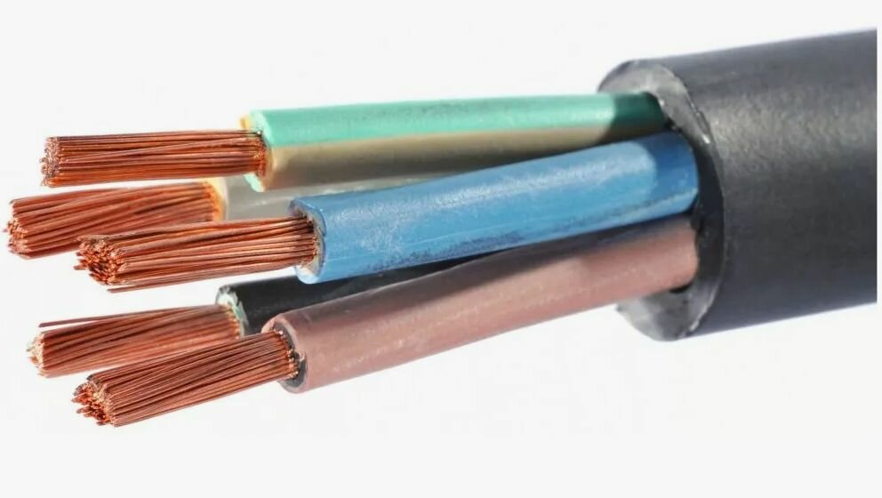 Кабель силовой морозостойкий КГтп-ХЛ ГОСТ 0,66кВ/ 5х1,5 мм2/ 380В/ ГОСТ (конкорд)/ 5 м