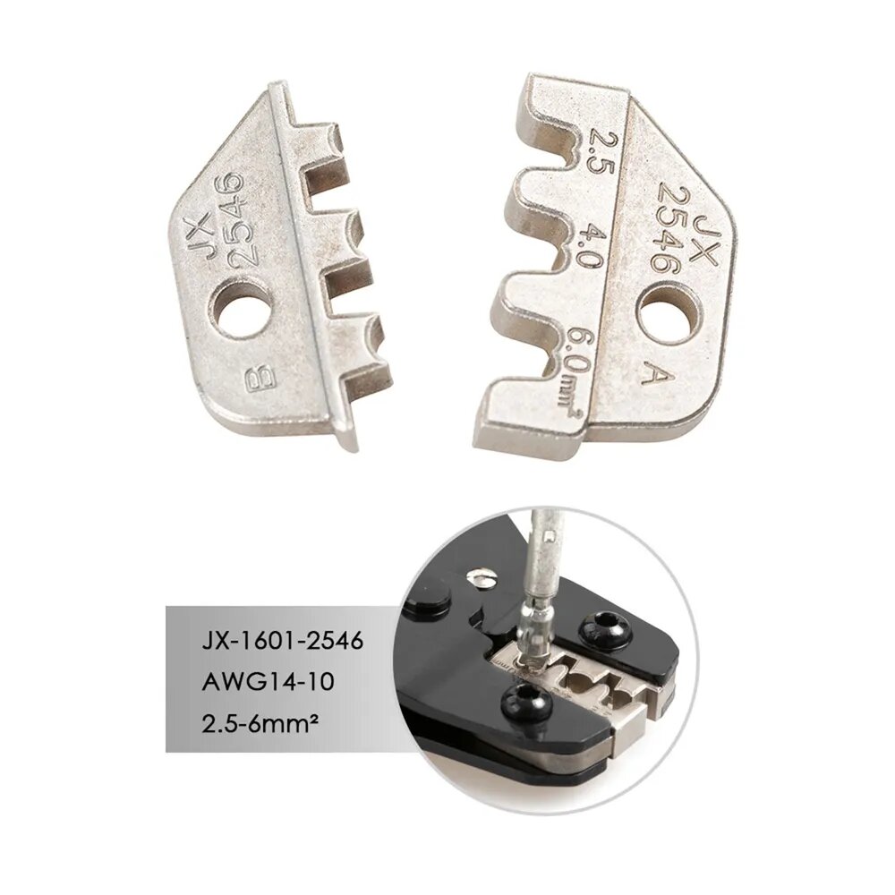 Матрица обжимная / губки для кримпера JX-1601-2546 AWG14-10 2.5-6mm
