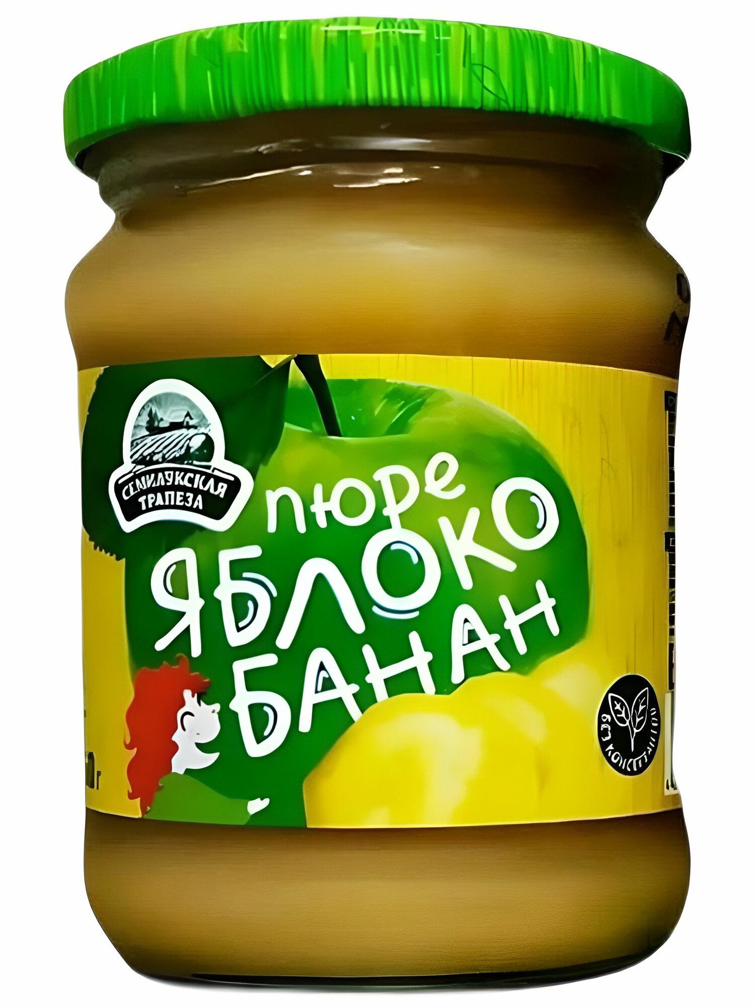 Пюре фруктовое Яблочно-банановое 260 грамм, 1 банка