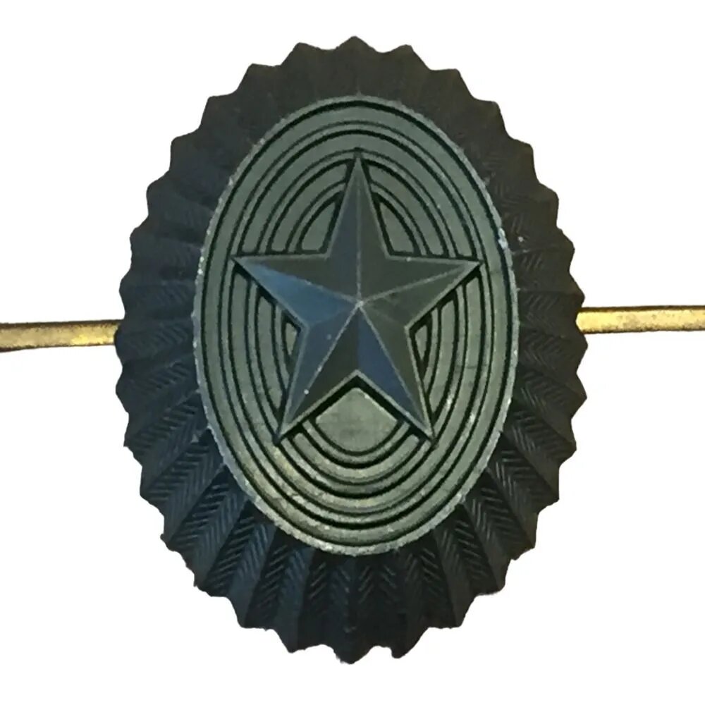 Кокарда (Оригинал ГОСТ РФ) Орех (полевая со звездой, олива) с усиками