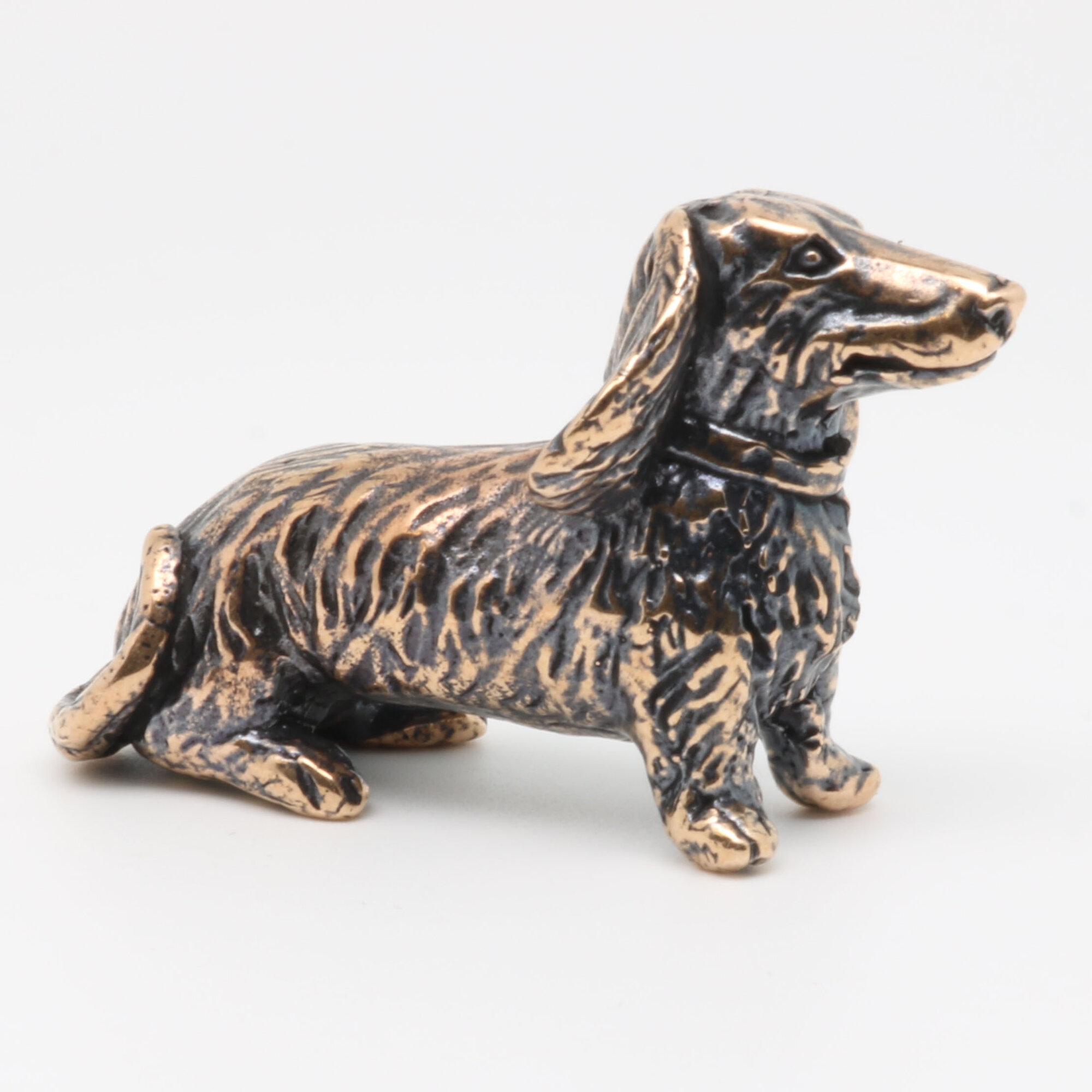 Такса средняя Фигурка из Бронзы от Рязанской литейной мастерской