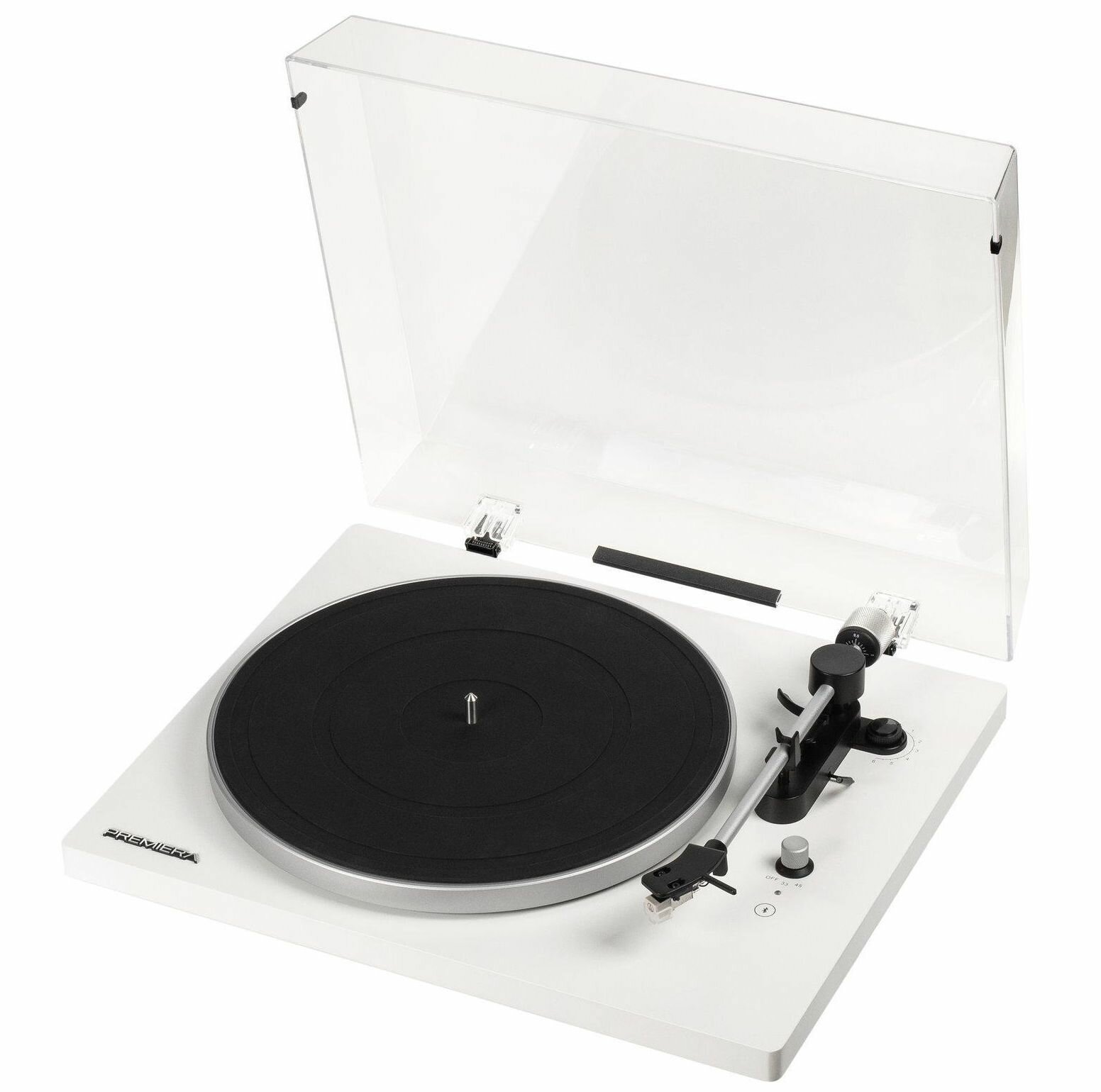 Проигрыватель Premiera ECO BT WHITE (2025 года обновленная модель) с Bluetooth-модулем