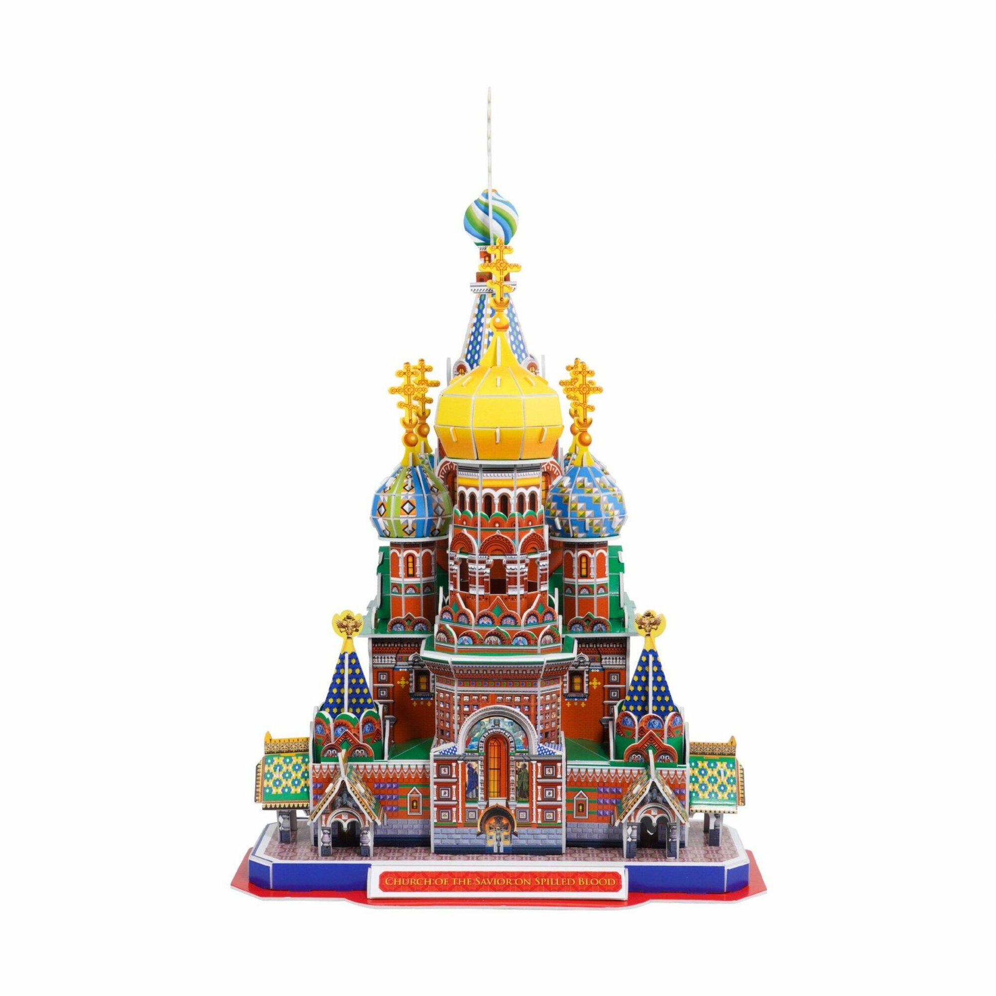 Эксклюзивная бумажная модель для 3D сборки, Собор Василия Блаженного и Храм СпасанаКрови в СПб