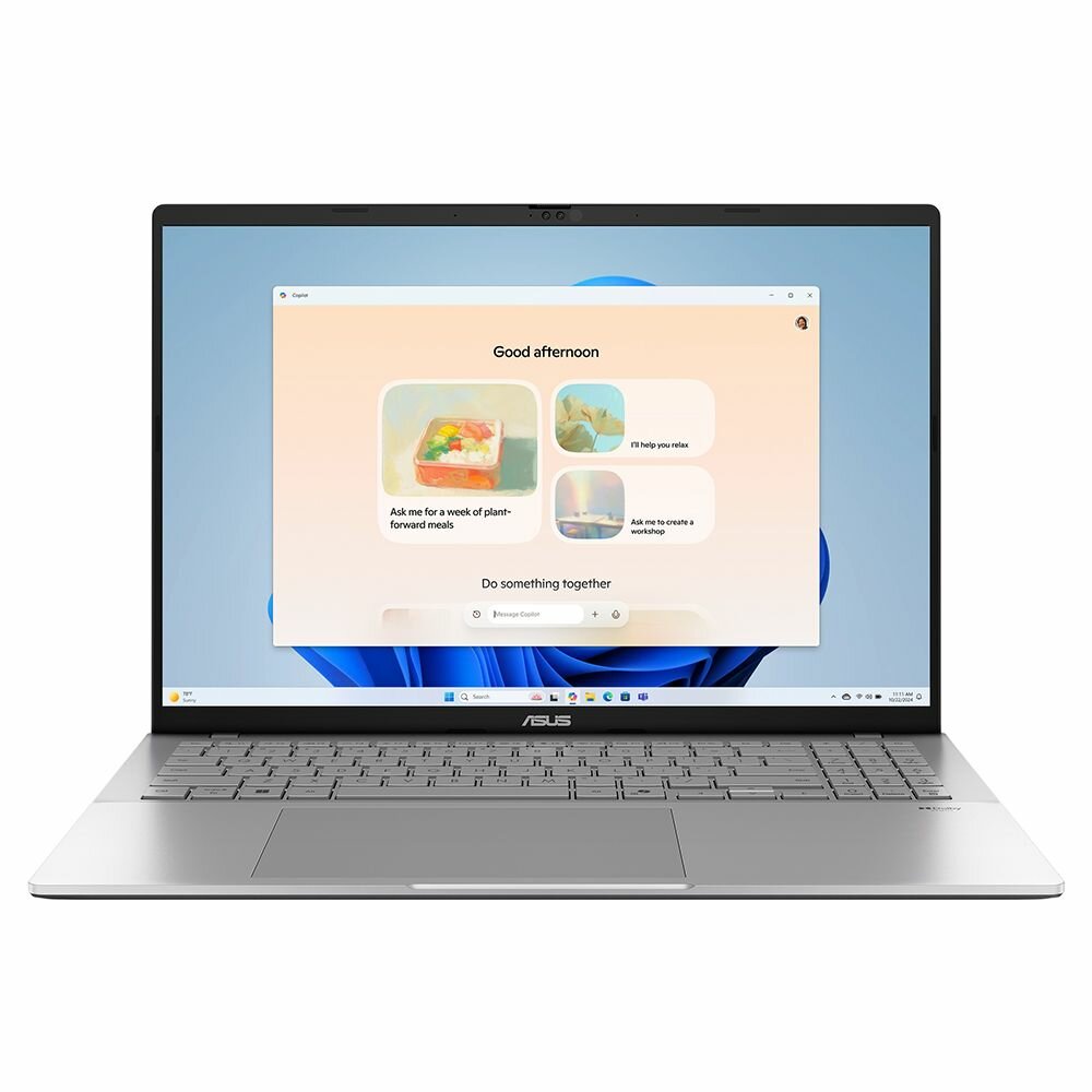 Ноутбук ASUS VivoBook S3607VA-RP105/90NB1671-M007R0/Core i5-210H/16Gb/512Gb/16 FHD IPS/DOS, серебристый