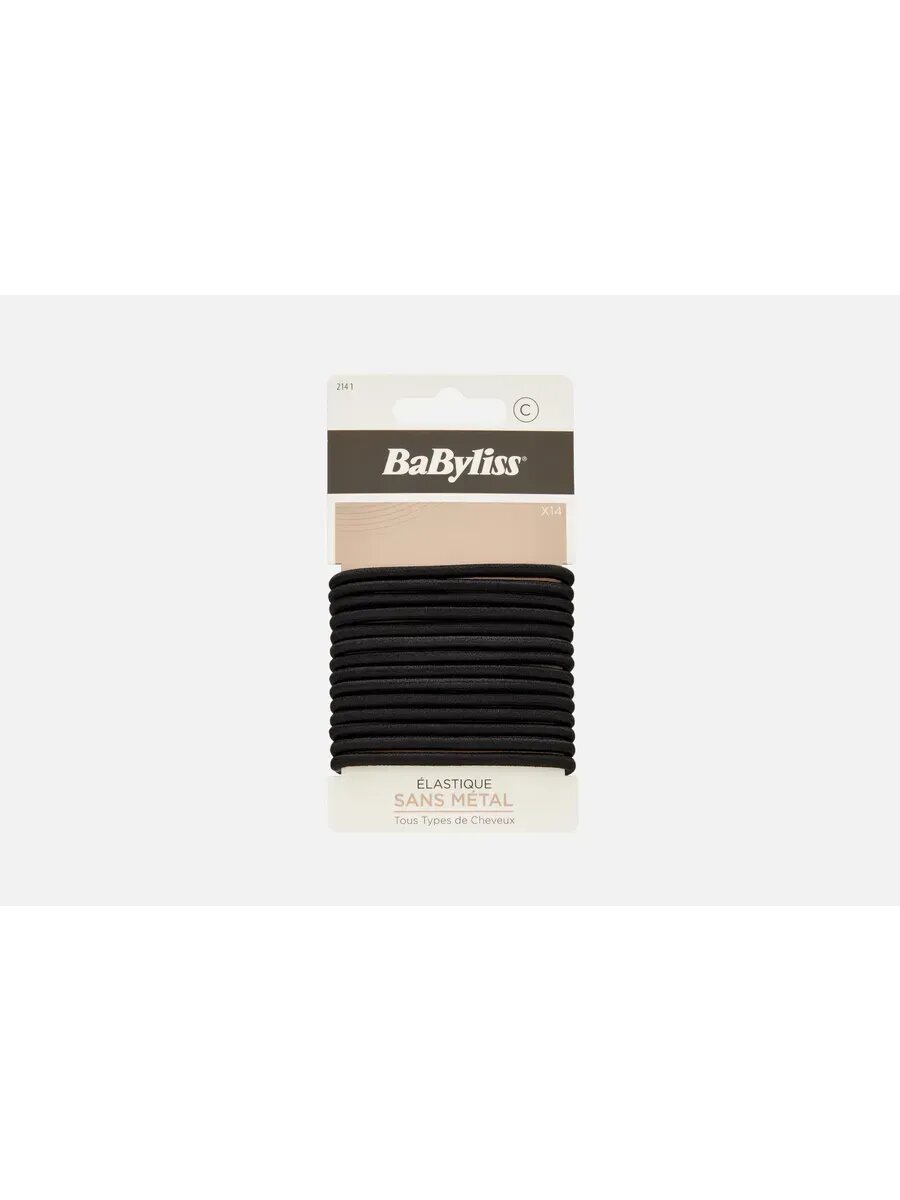 BABYLISS ACCESSORIES thick black Резинки для волос