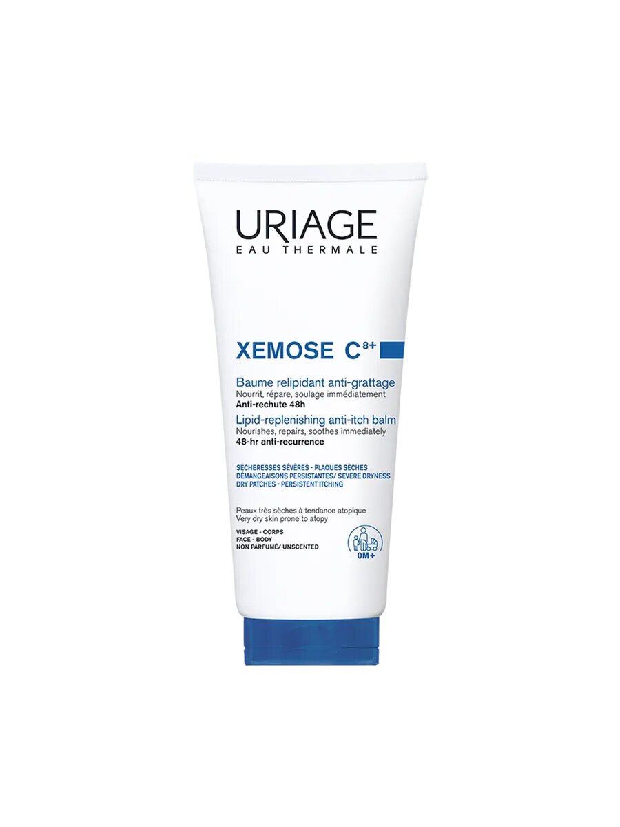 Uriage Xemose С8+ КУспокаивающий липидовосстанавливающий крем с церамидами туба 200 мл 1 шт
