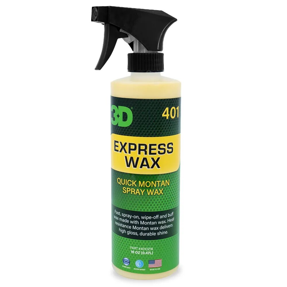 Воск жидкий экспресс 401 EXPRESS WAX 3D (спрей, 473мл)