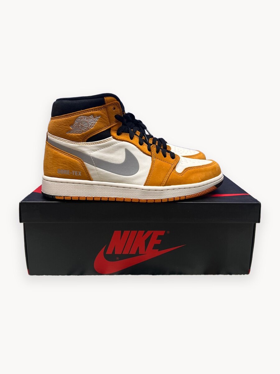 Кроссовки NIKE AIR JORDAN 1 HIGH ELEMENT GORE-TEX “LIGHT CURRY”