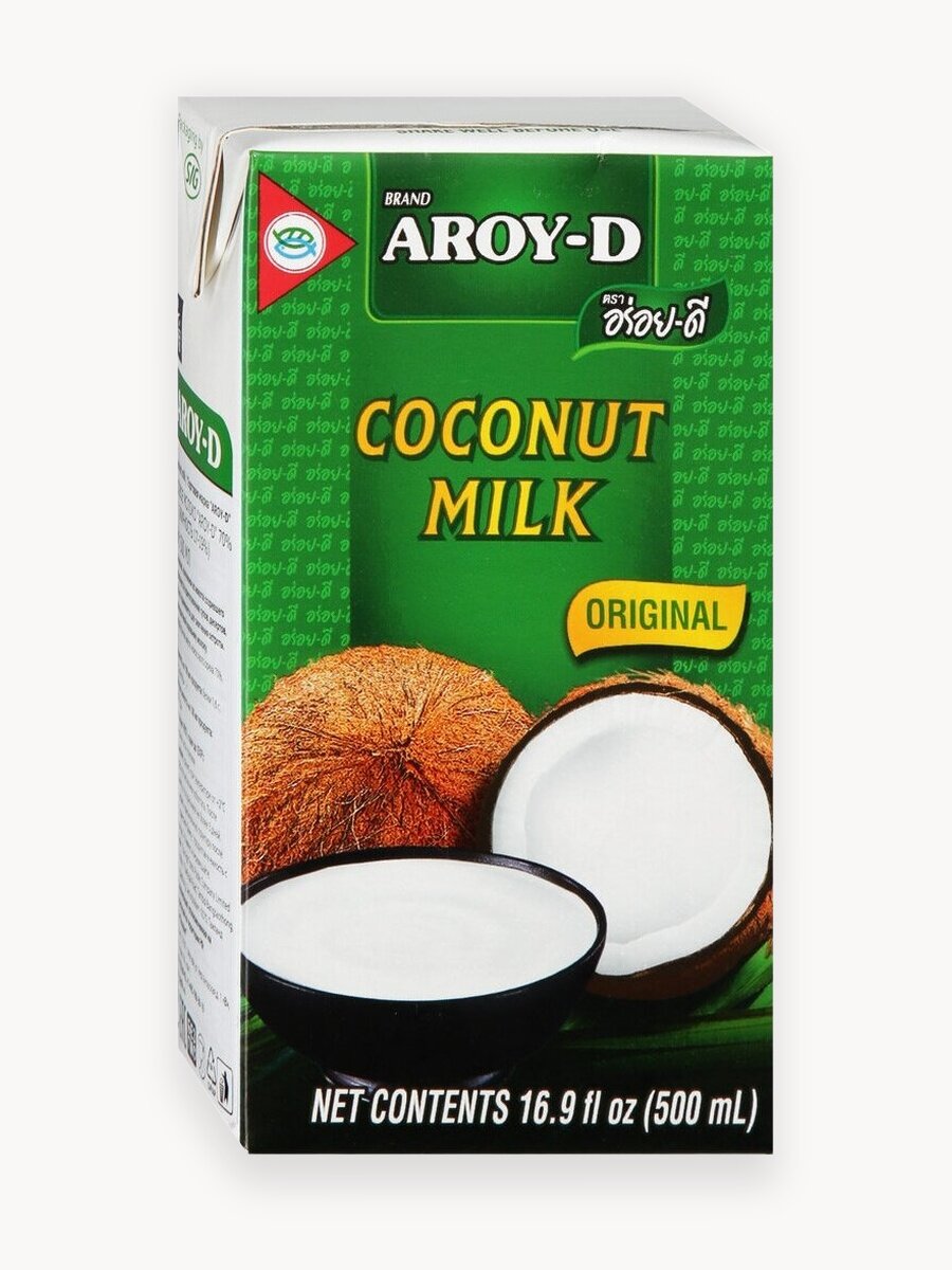 Молоко кокосовое Aroy-D, 500 мл