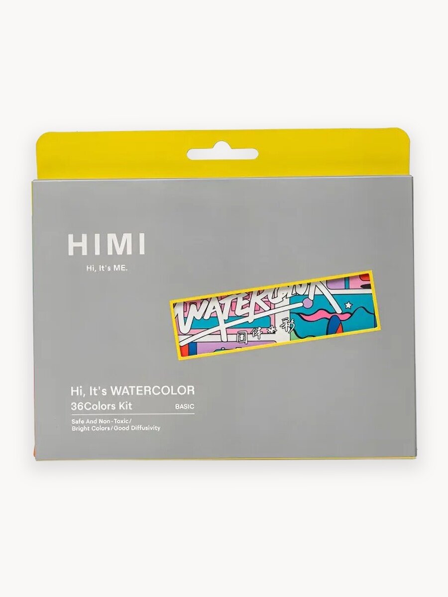 Краски акварельные для рисования HIMI MIYA 36 цветов / Художественная акварель в подарочном наборе FC. GS. HM.009