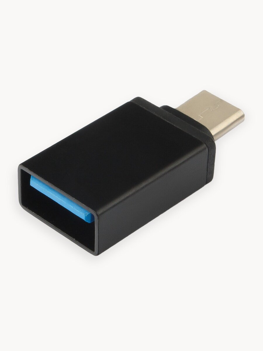 Переходник USB 3.0 Гарнизон GCC-A-USB3-CMAF, Type-C(M)/AF, с поддержкой OTG, черный