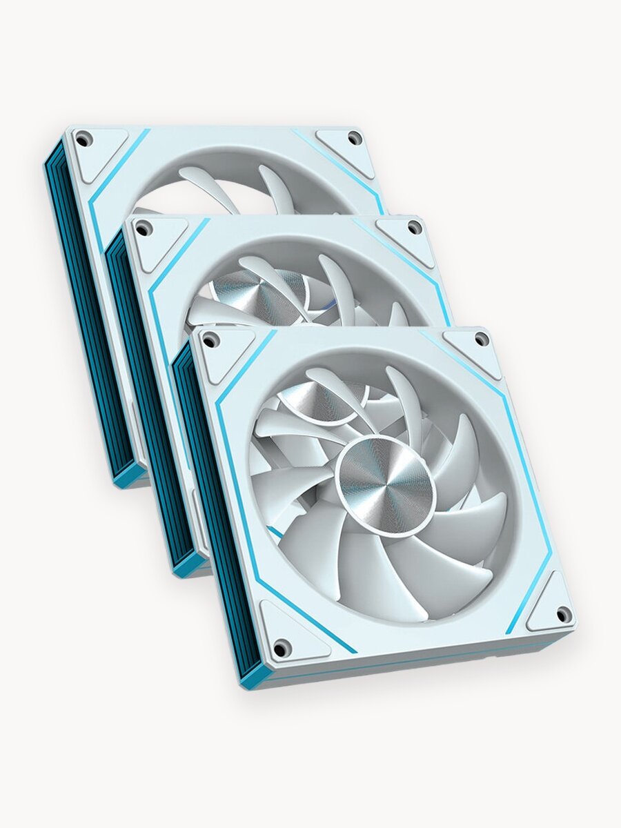 Вентилятор для корпуса компьютера *3 шт, RGB вентилятор для корпуса 120х120мм