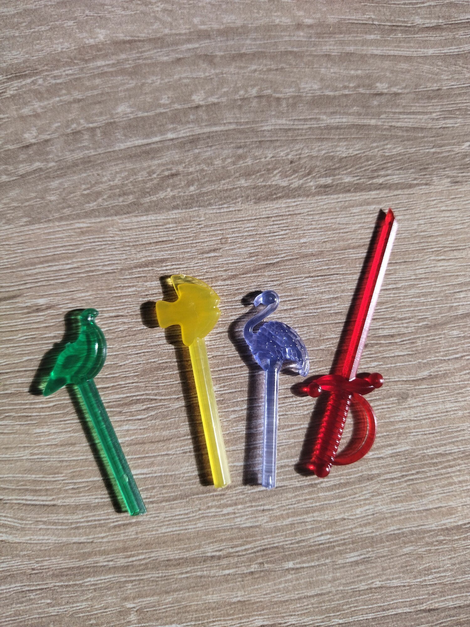 Набор миниатюр для ватной игрушки, 4 шт, эпоксидная смола