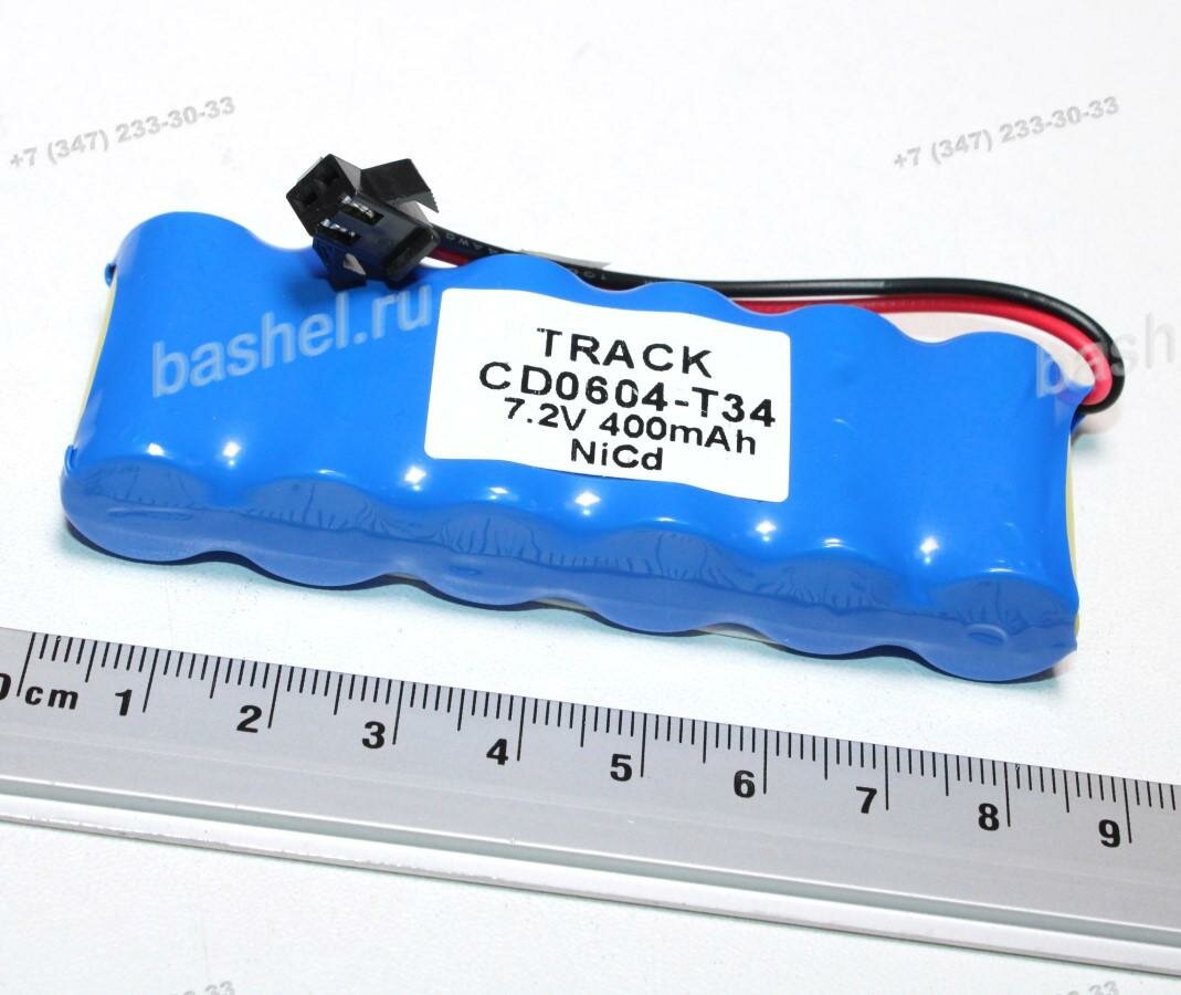 Аккумулятор TRACK CD0604-T34 (разъем JST SM2, 6*2/3AA) 7,2 V, 400 mAh, NICD (для детских игрушек