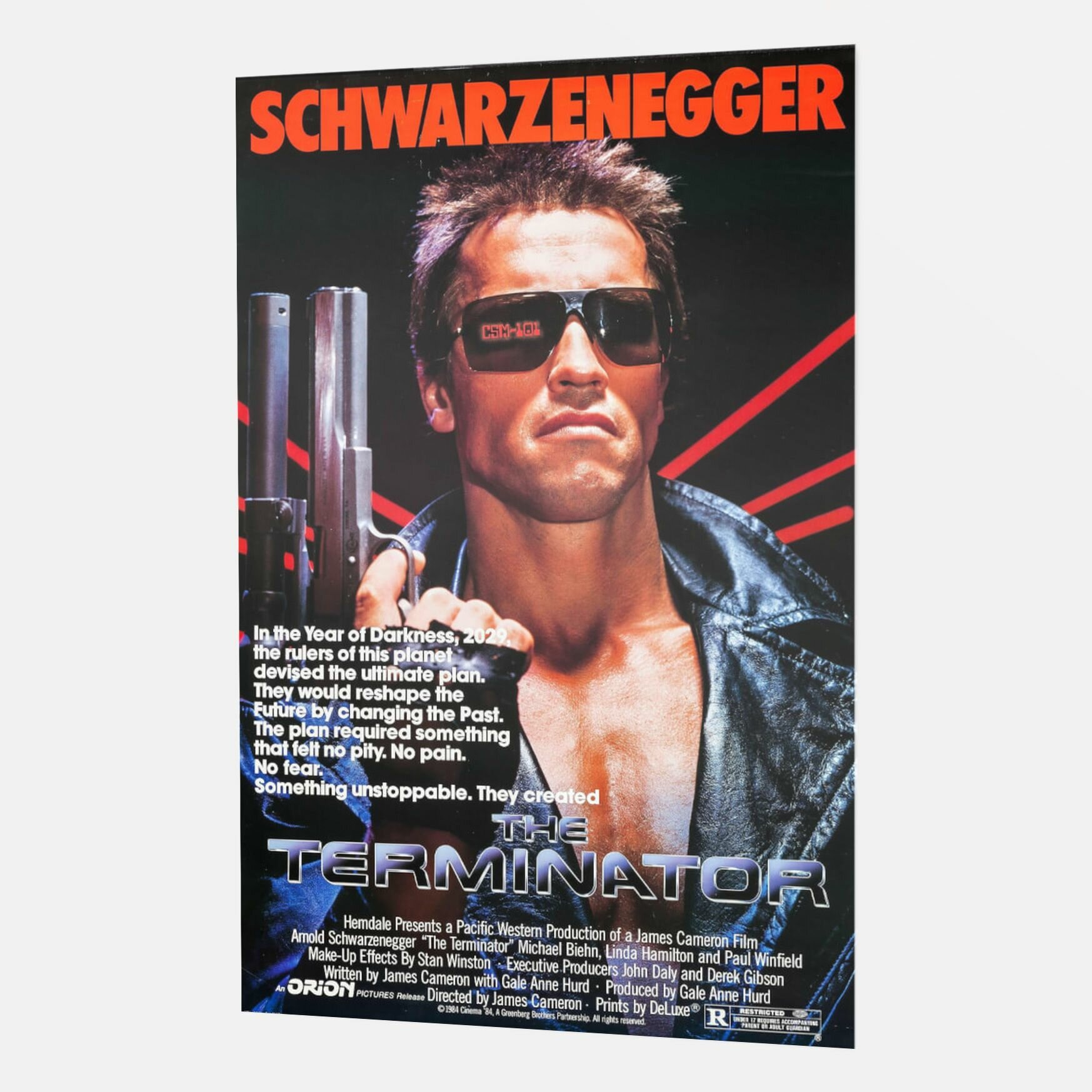 Интерьeрный постер (плакат на стену) по фильму Терминатор - 30x40 см. - от Poster4me