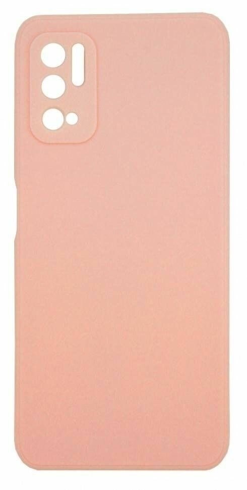 Чехол на Poco M3 Pro / Xiaomi Redmi Note 10T силиконовый Soft Touch розовый