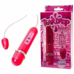 Миниатюрное мощное виброяйцо Tear Drops Doc Johnson