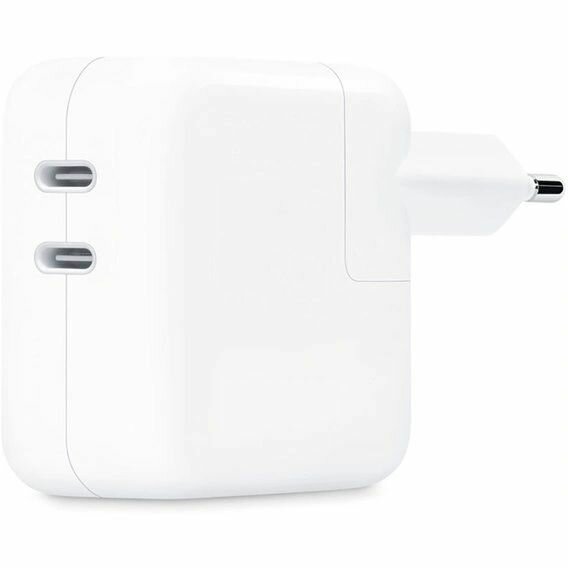 Сетевое зарядное устройство для Apple iPhone, iPad Dual USB-C Port Power Adapter 35W