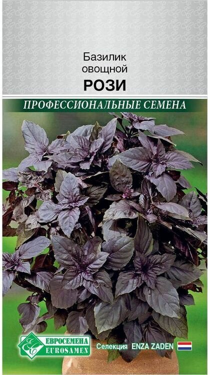 Семена Базилик овощной Рози