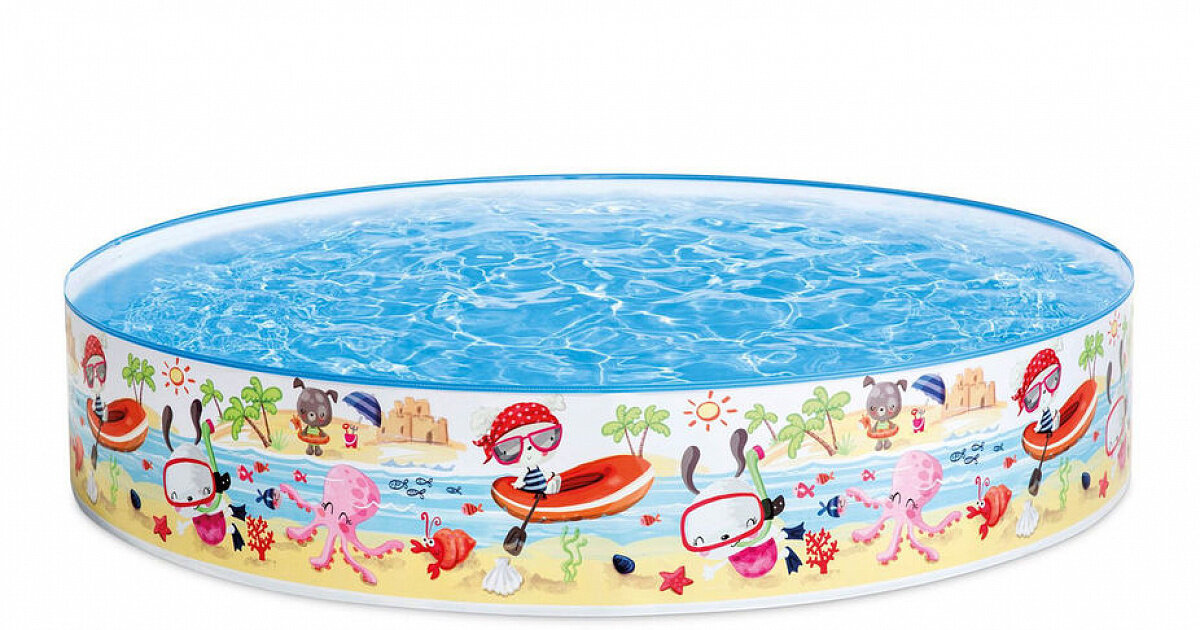 Детский бассейн INTEX 152*25см Снорклинг 443л, от 3 лет 56451