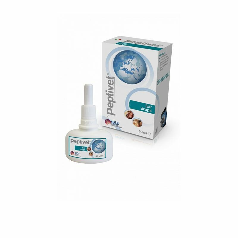 Пептивет ушные капли, уп. 50 мл.