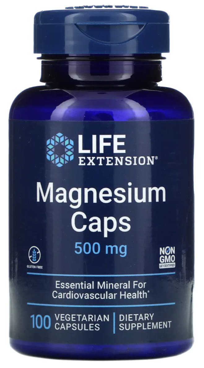 Life Extension Magnesium Caps 500 мг 100 капсул