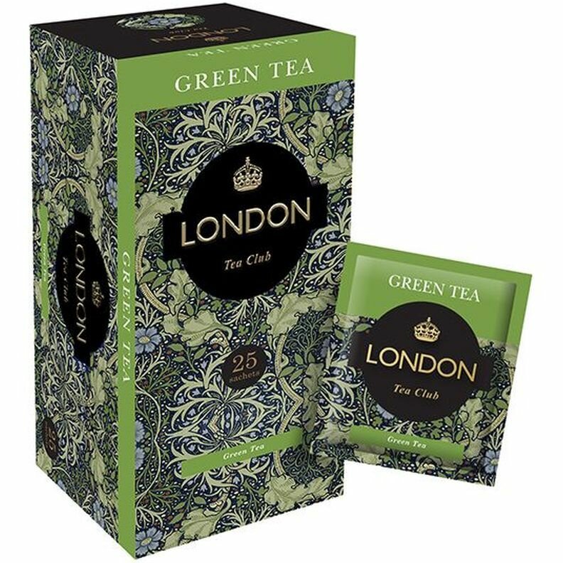 London Tea Club Чай в пакетиках зеленый Green Tea,25 пак.