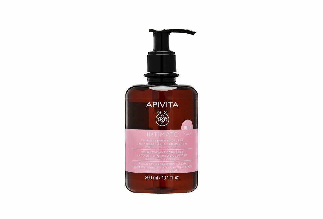 APIVITA Мягкий очищающий гель для ежедневной интимной гигиены Intimate Chamomile & Propolis (300 мл)