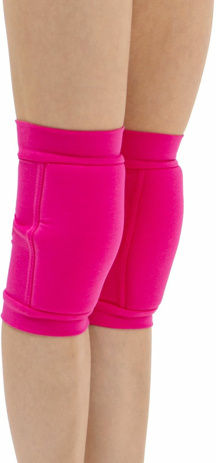 Наколенники для гимнастики с уплотнителем Grace Dance, защита для коленных суставов, экипировка для фитнеса и танцев, р. XXS, 3-5 лет, цвет фуксия
