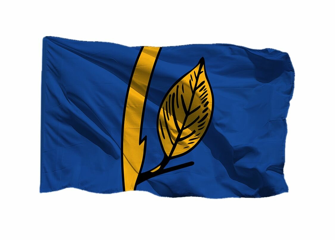 Флаг Альянс Оккервиль Metro 2033 70х105 см на сетке для уличного флагштока