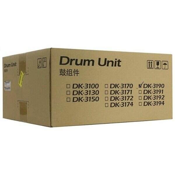 Блок фотобарабана DK-3190 для Kyocera Ecosys P3150dn, P3055dn, P3260dn, P3155dn, P3060dn
